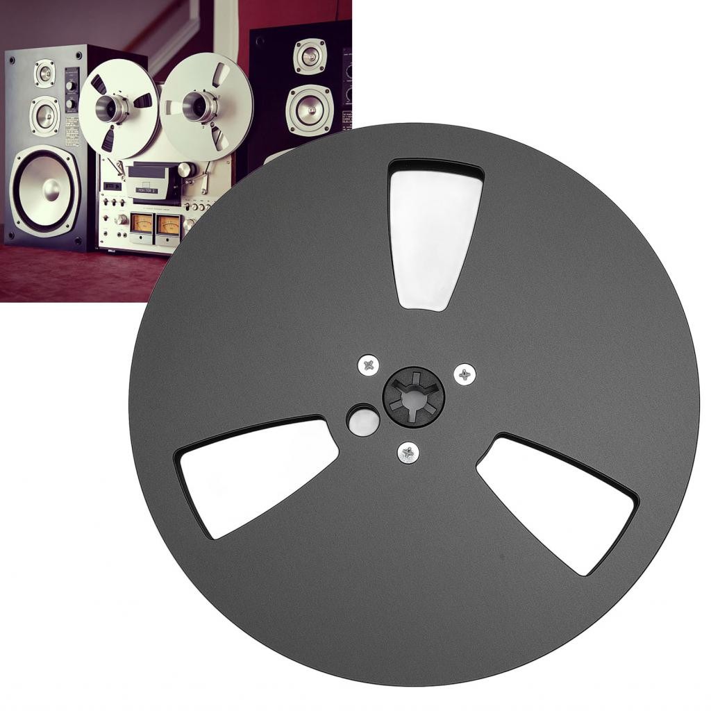Soxii 1/4 7 Inch Empty Tape Reel 3 Holes Open Sound Take Up Aluminum ...