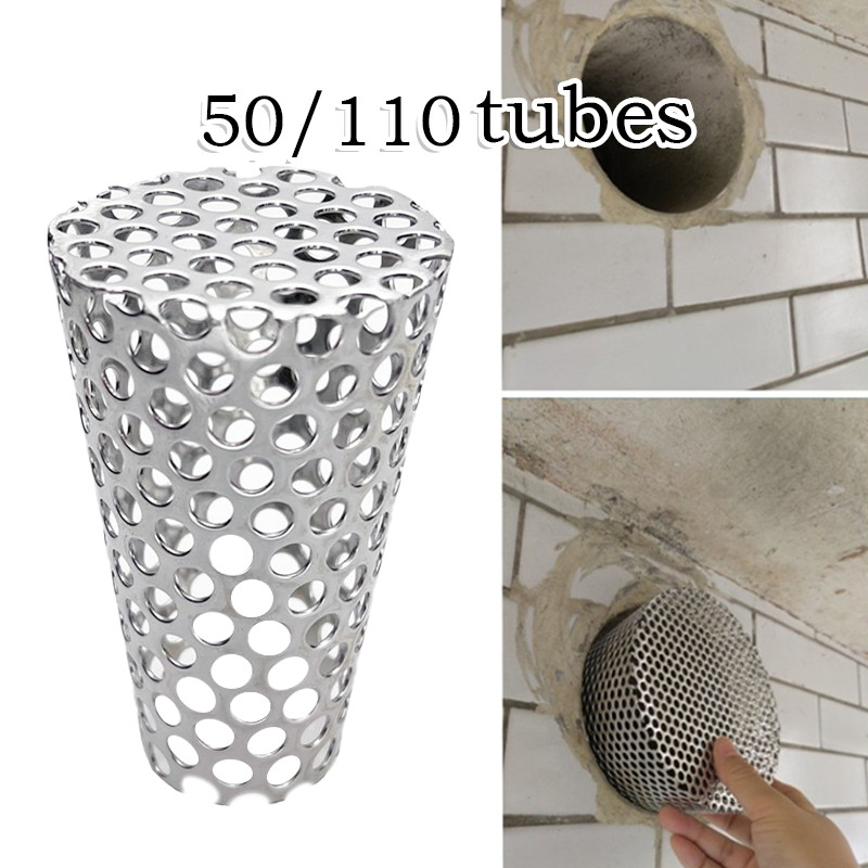 50/110mm Side Row Round Hole Drain Cover 304 Stainless Steel Floor ...