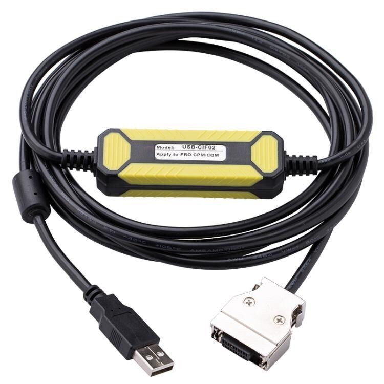 ┓Omron programming line USB-CIF02CPM1A/2AE data line Omron PLC ...