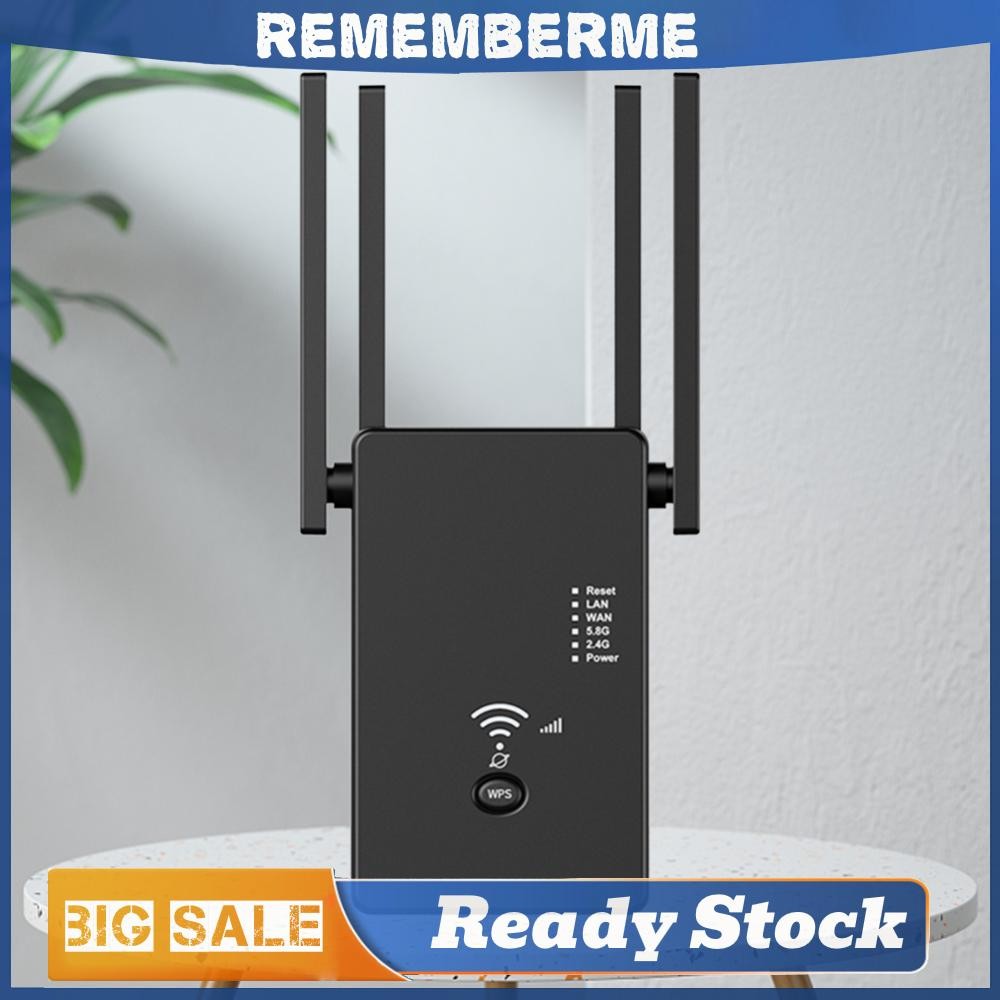 WiFi Repeater Extender Network Router Dual Band 2.4Ghz/5.8Ghz WiFi ...