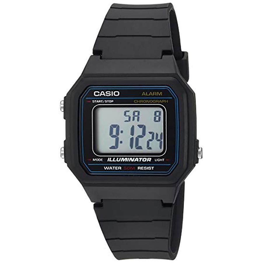 Casio W217 Black Unisex Watch W-217H-1A | Shopee Philippines