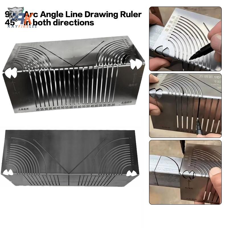 (KFL) Angle & Arc Marking Tool 2025 New Adjustable Linear Arc Dual ...