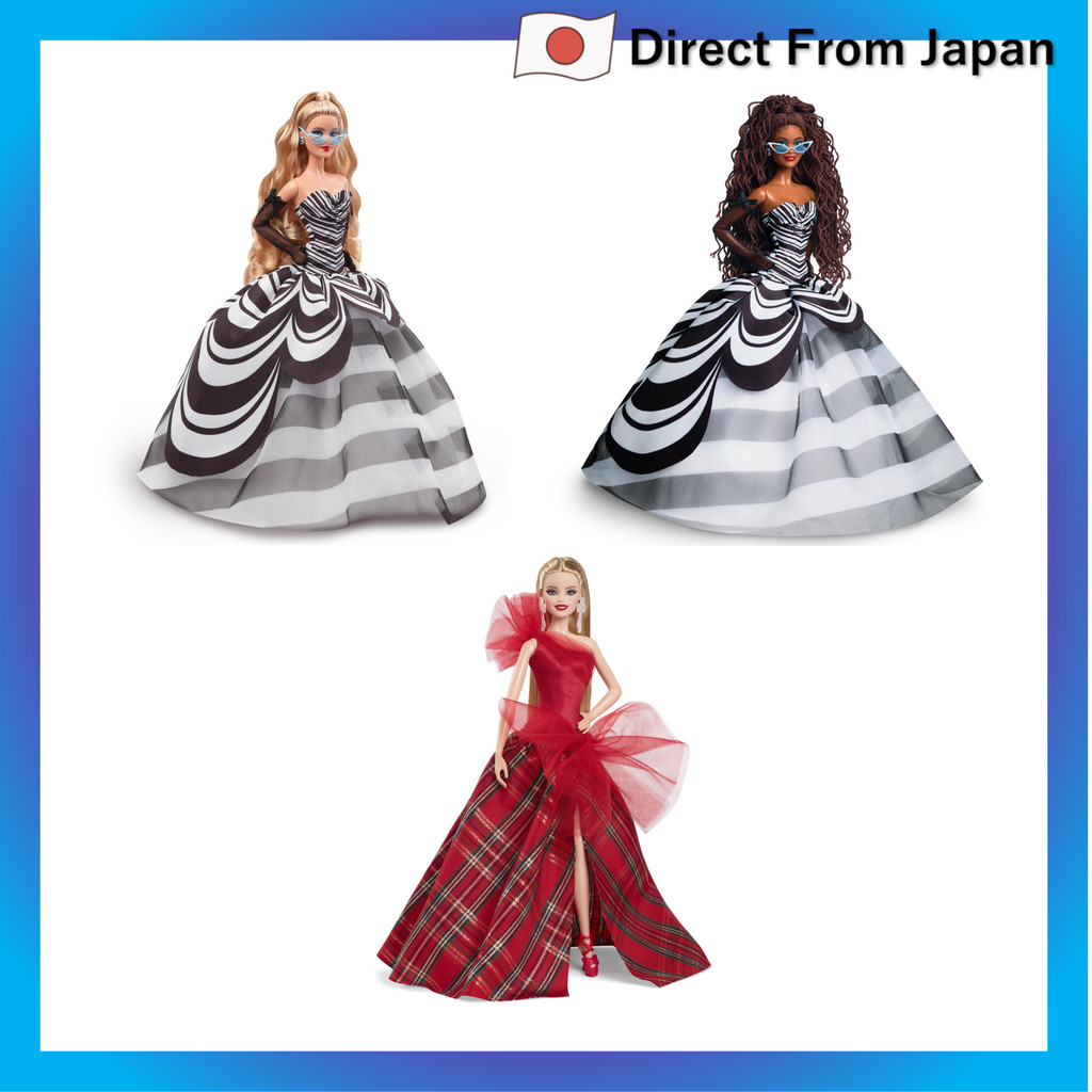 Barbie 65th Anniversary Doll Blonde Dress Up Doll/House Signature BLACK ...