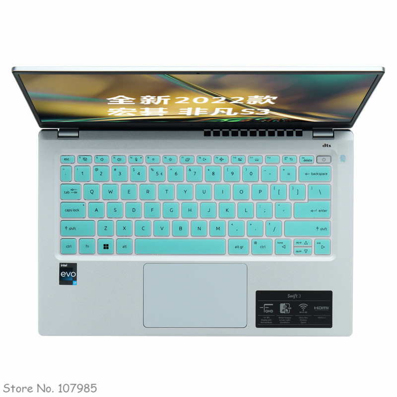 Silicone Laptop Keyboard Protector Cover For Acer Swift Go 14 2023 ...