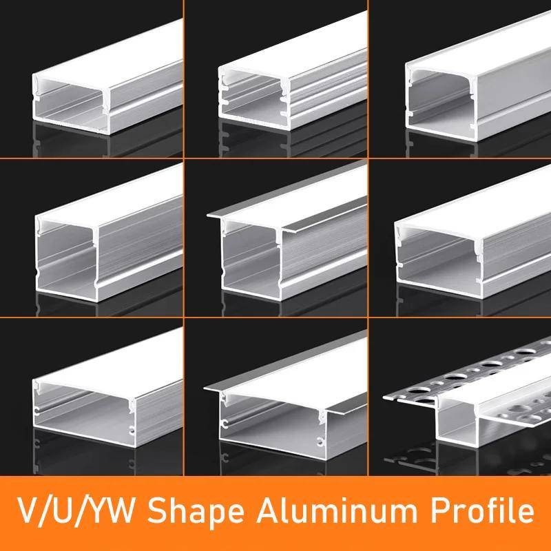 2PCS*100cm LED Aluminum Profile Linear Channel with Cover for Home ...