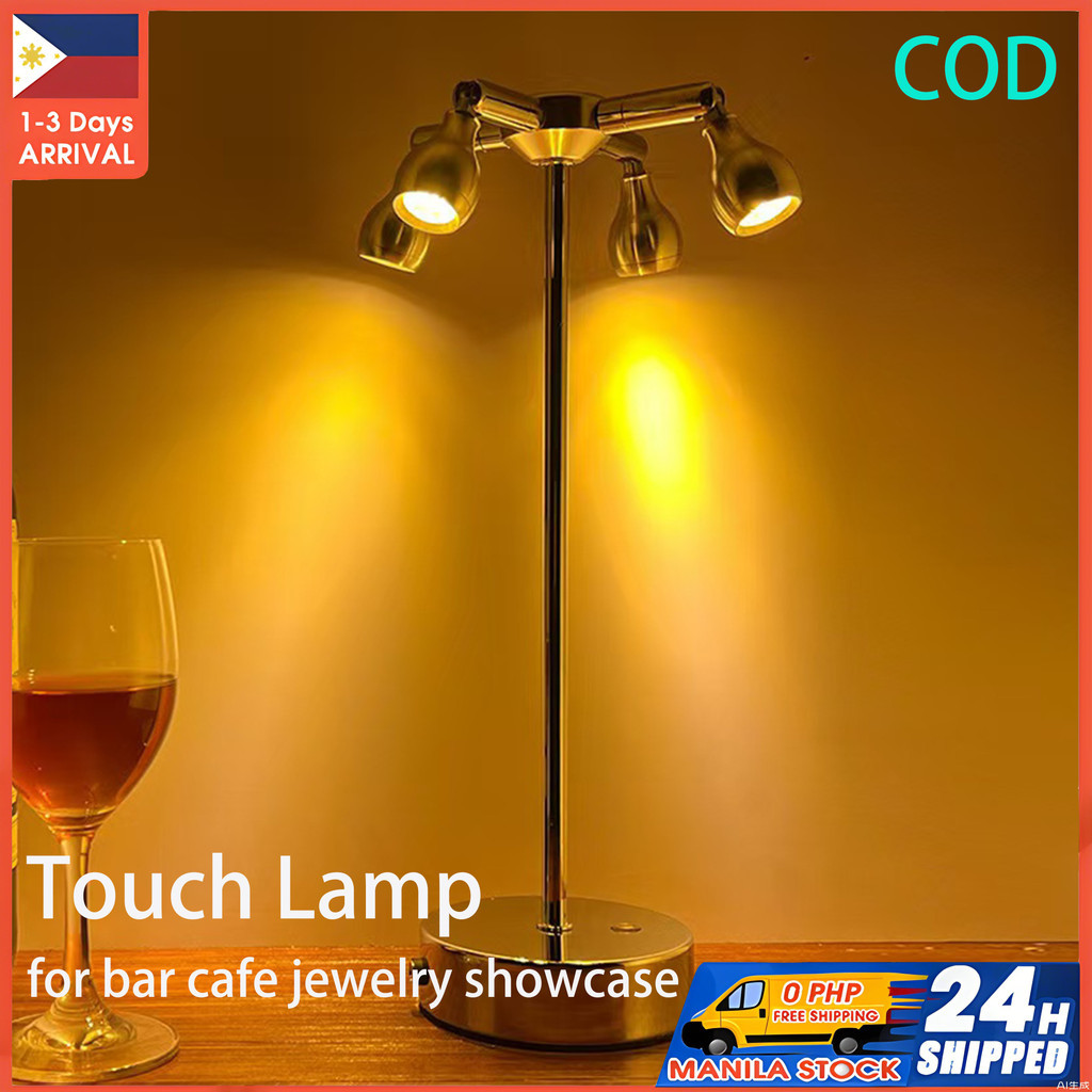 In Stoc LED Display Lamp Spotlight Table Lamp Rechargeable Touch Lamp ...