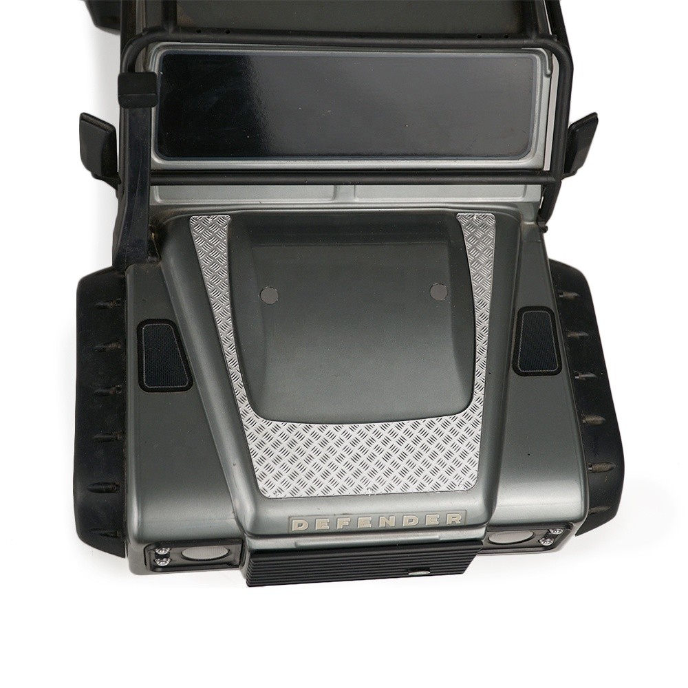 New 1/10 RC Crawler Car TRX4 Upgraded Engine Cover Anti Skid Plate ...