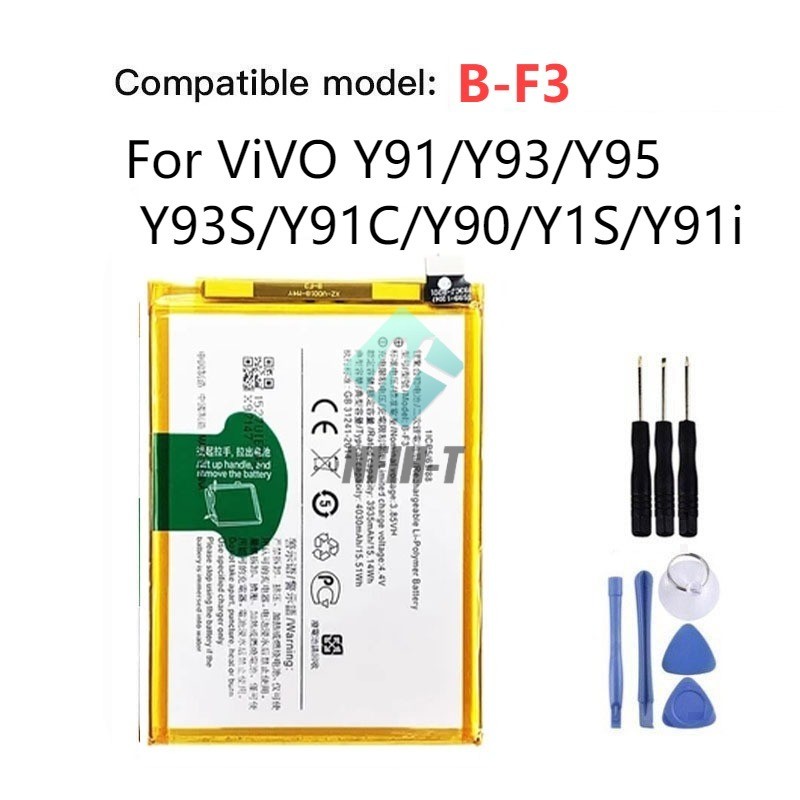 Vivo Y91 Y95 Y91C Y93 Y93S Battery B-F3 Battery 1814 1815 1820 1811 ...