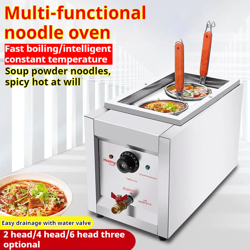 2-hole noodle cooker,commercial stainless steel electric pasta machine ...