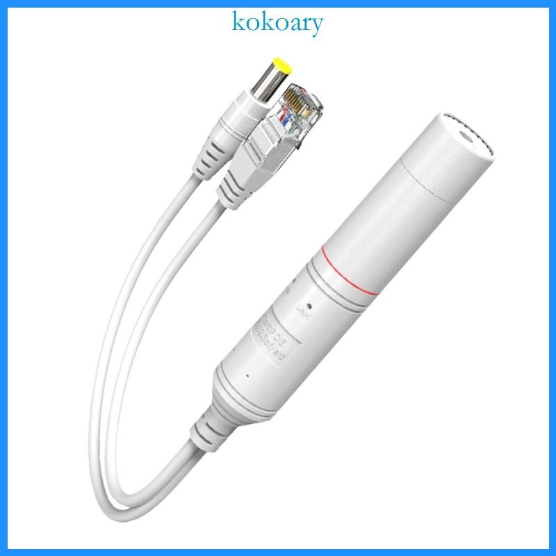 KOK Waterproof PoE Splitter Adapter 48V to DC12V Power Over Ethernet ...