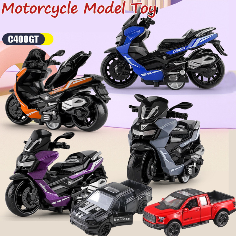 Motorcycle Model Toy Mini Motorcycle Portable Diecast Vehicle Toy ...