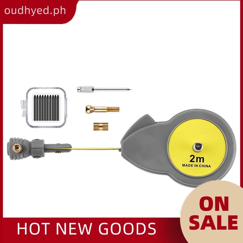 PHOU Rotating Tape Measure with 10 Pencil Leads Retractable Circle ...