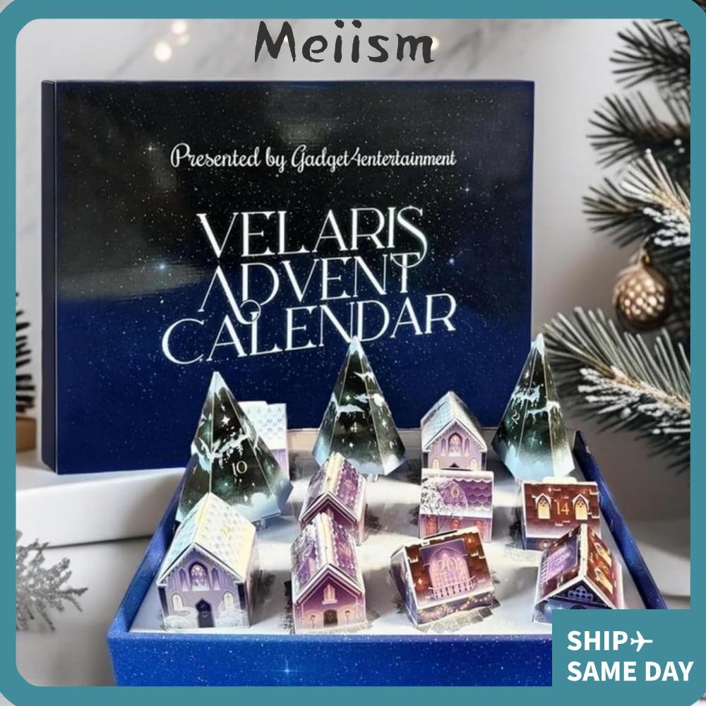 MEIISM 12 Days Of Christmas Advent Calendar, With Jewels&Stationary ...