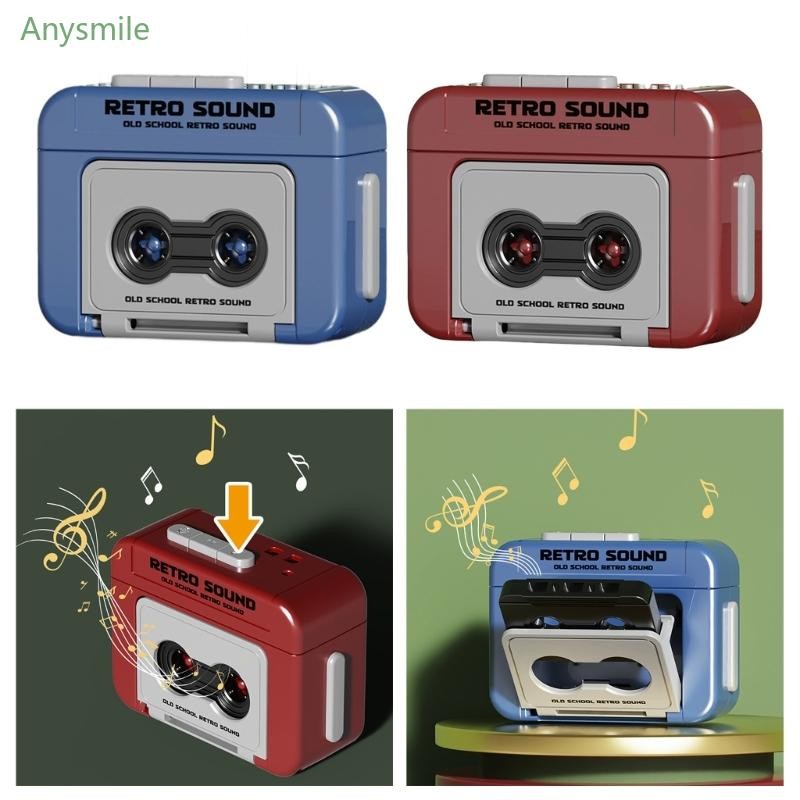 ANYS Retro Mini Cassettes Player Tape Recorders Small Music Player for ...
