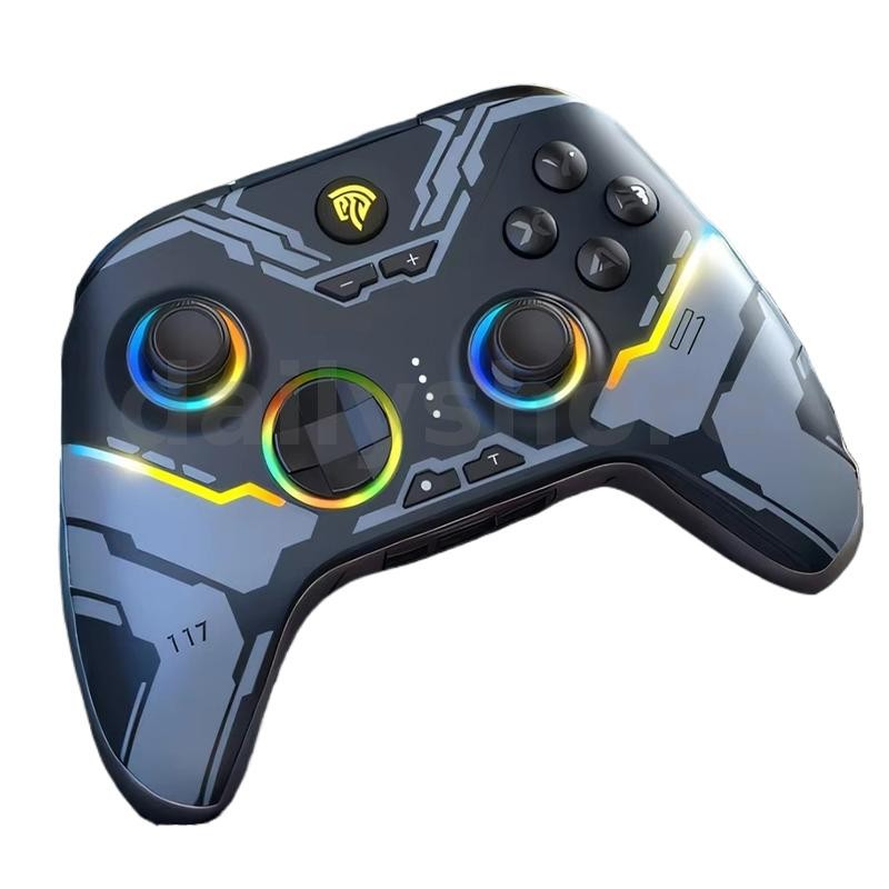 EasySMX X15 Tri-mode Wireless Game Controller with Dual Hall Effect Joystick and Triggers RGB 2 ...