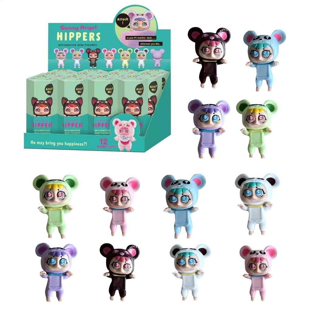 Sonny Angel Baby Three 12pcs Mini Decorative Figure Home TV Decorations ...