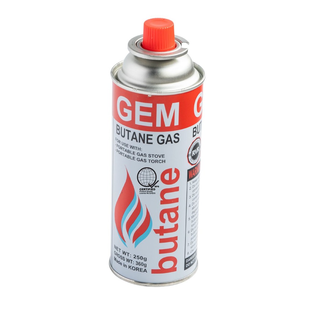 GEM 250g Butane Gas for Portable Butane Stoves | Shopee Philippines