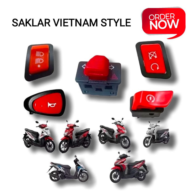 TOMBOL MERAH MESIN Vietnam HORN Switch Vietnam Red Button Engine ...