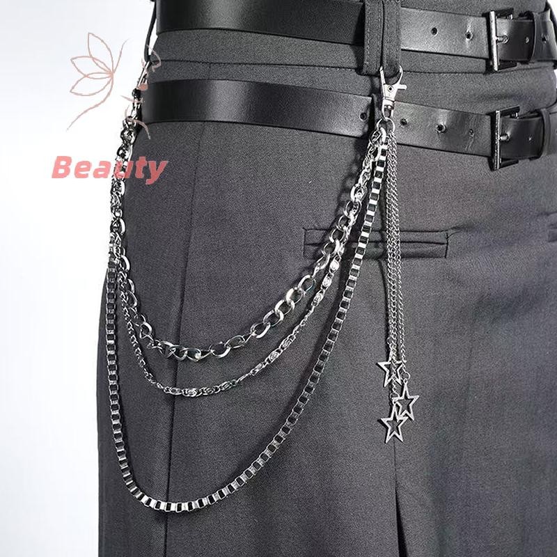 [permanentnew] Punk Fashion Star Waist Chain Simple sel Pants Chain ...