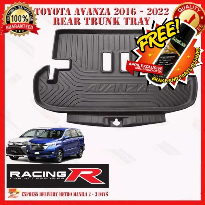 Toyota Avanza 2016 to 2022 OEM Rear Trunk Tray or Cargo Tray with EXT ...