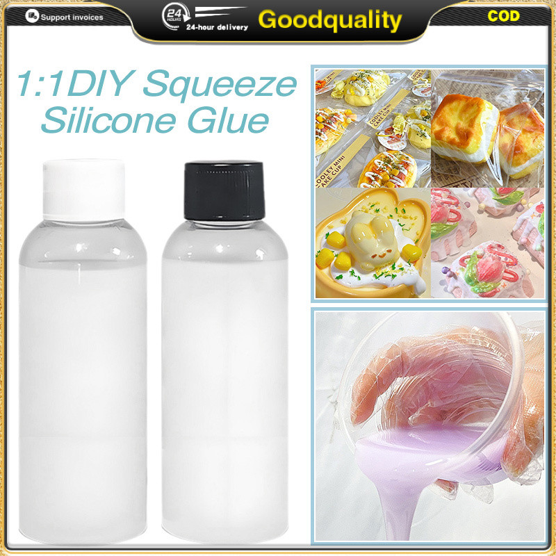 Silicone Squishy Gel Resin 1:1 Ratio Elastic Squeeze Craft for DIY ...