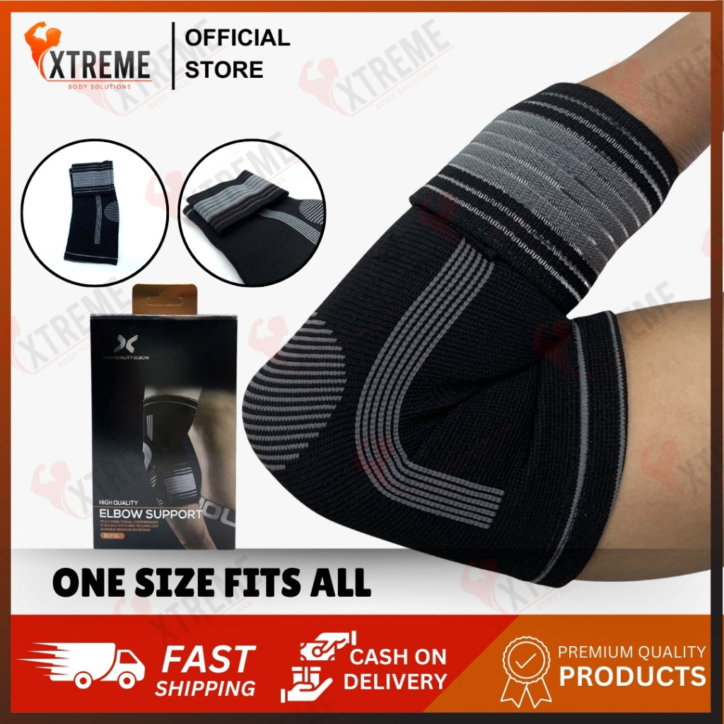 Homeflix Elbow Support – Adjustable Compression Sleeve for Gym, Sports ...