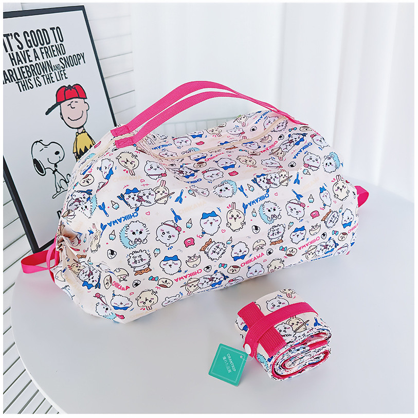Chiikawa Foldable Travel Bag – Chiikawa Multipurpose, Lightweight ...