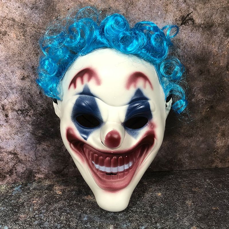 Halloween Horror Full Face Mask Scary Funny Clown Makeup Party COS ...