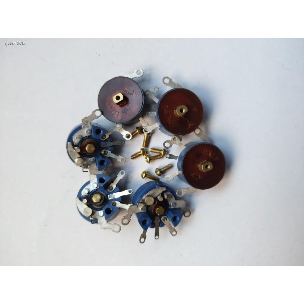Radio switch, volume potentiometer Diameter 16mm, 47K, with screws on ...
