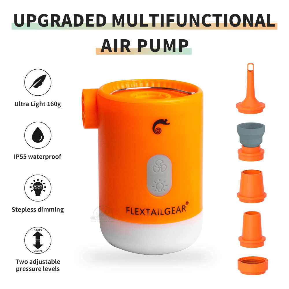 FLEXTAIL Max Pump 2 Pro Camping Air Pump Air Bed Pump Inflatable Pump ...