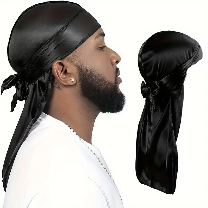 Silk Durag Men's and Women's Unisex Pirate Hat Motorcycle Helmet Inner ...