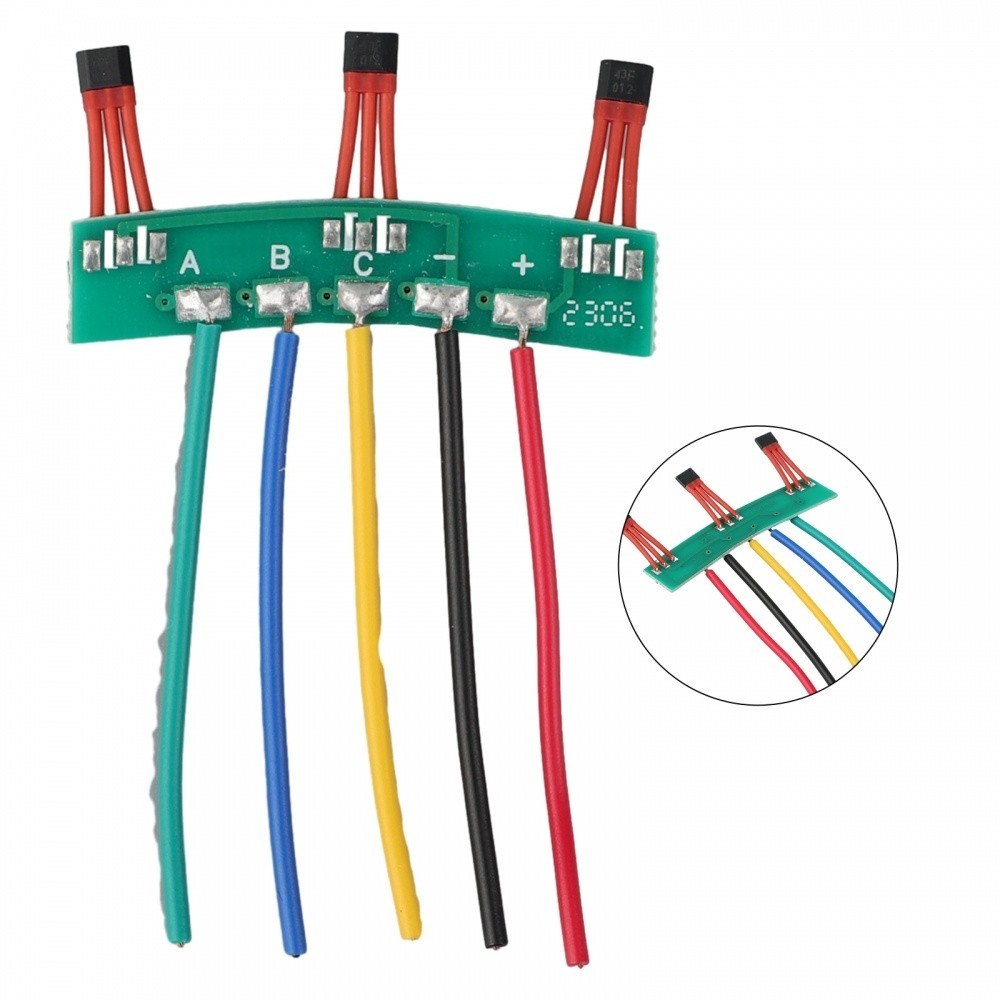 Efficient Hall Sensor PCB Cable for 2wheel Electric Scooters 120 Degree ...