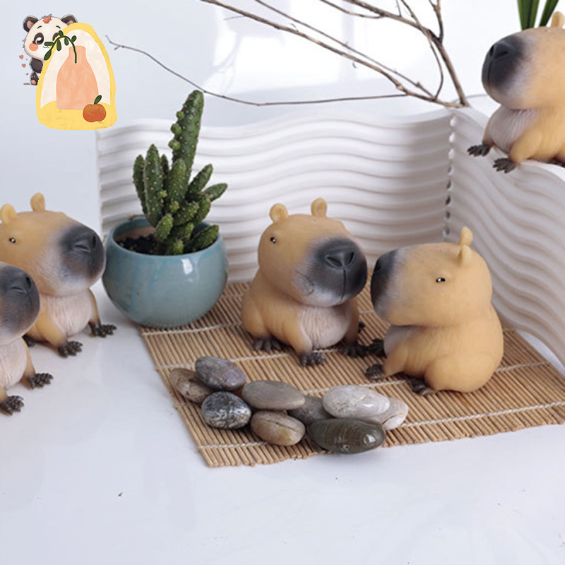 Squeeze Capybara Toy Kapibala Pinch Le Capybara Soft Capybara Sensory ...