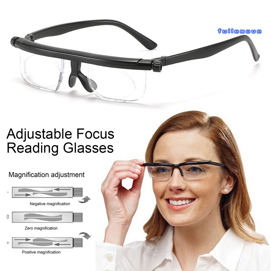 Fullemove Flex Focal Adjustable Glasse Dial Vision Reading Glasses Flex ...