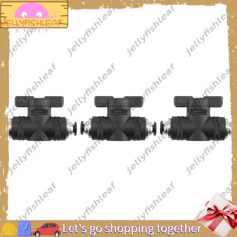 【jellyfishleaf】4mm Push Connect Valve Ball Valve 4mm Air Flow Control ...