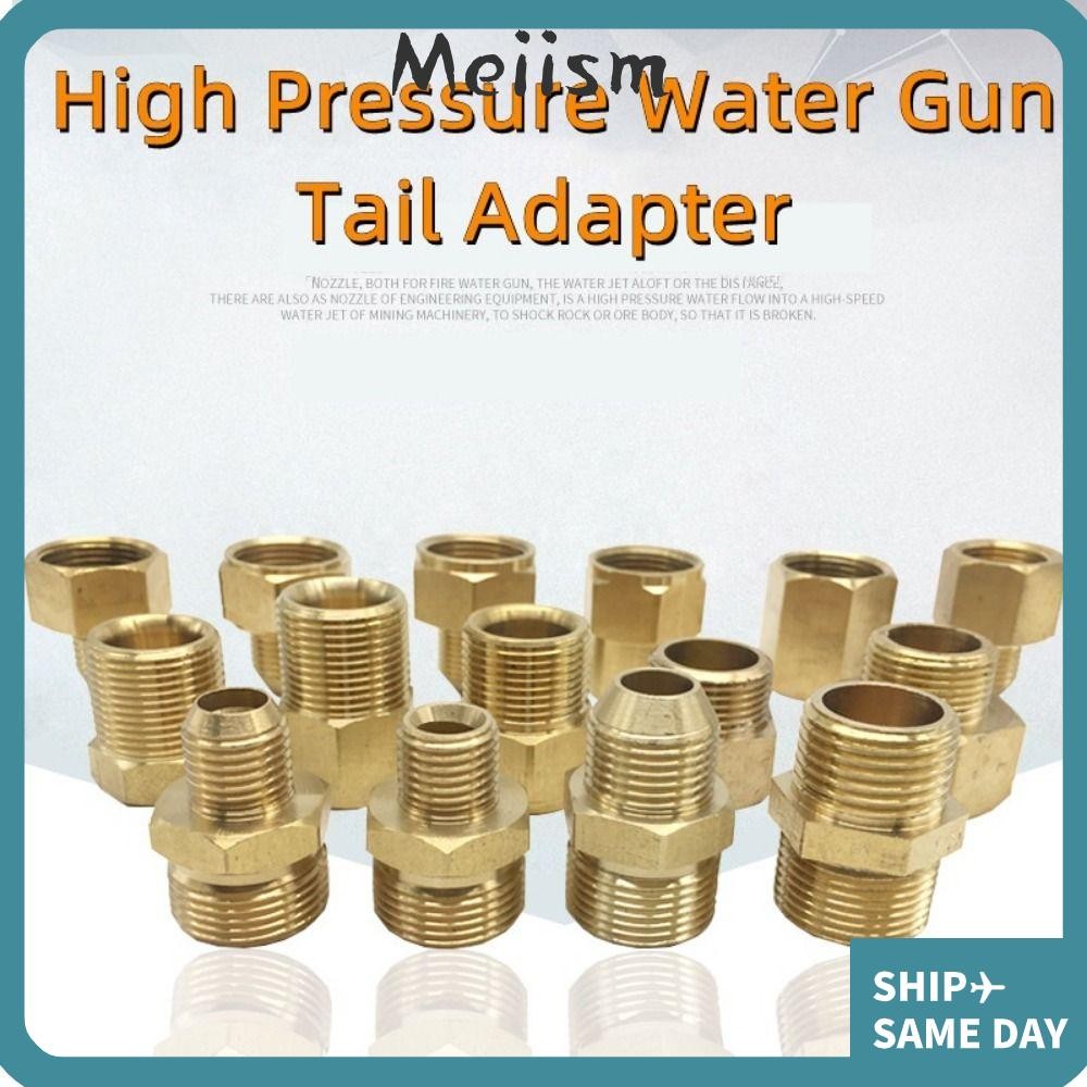 MEIISM 1Pcs Male Female Adapter, 3/8" 1/4" M14 M18 M22 Thread Hose Barb ...