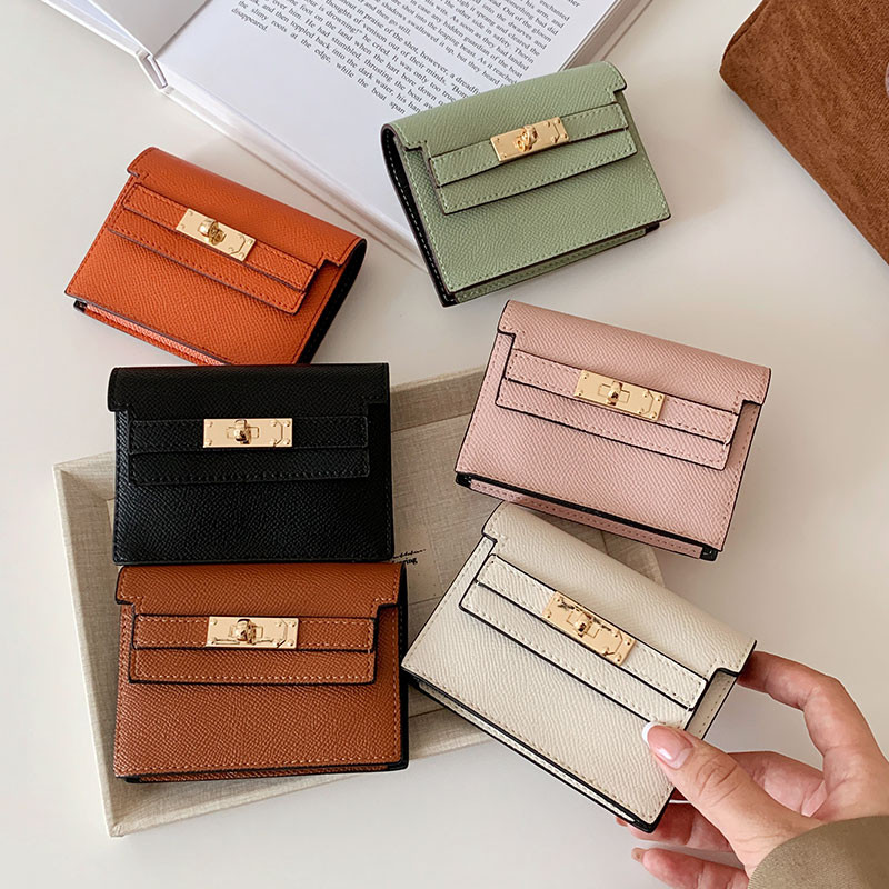 Fashion Sweet Women Mini Purse PU Leather Multi Card Case Large ...