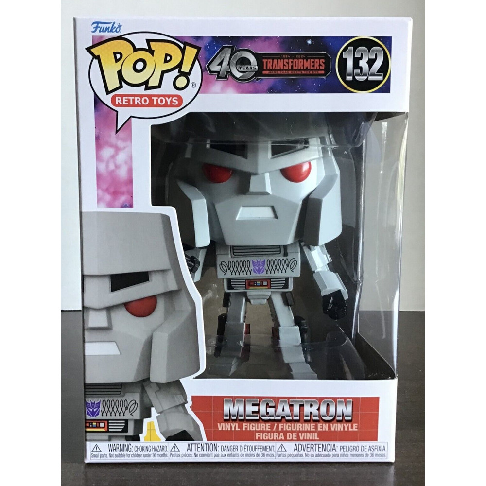 Funko Pop! 40 Years Transformers: Generation 1 Megatron Pop! Vinyl ...