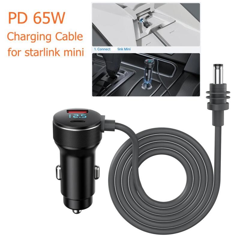 [READY STOCK] For Starlink Mini Digital Display Car Charger To DC ...