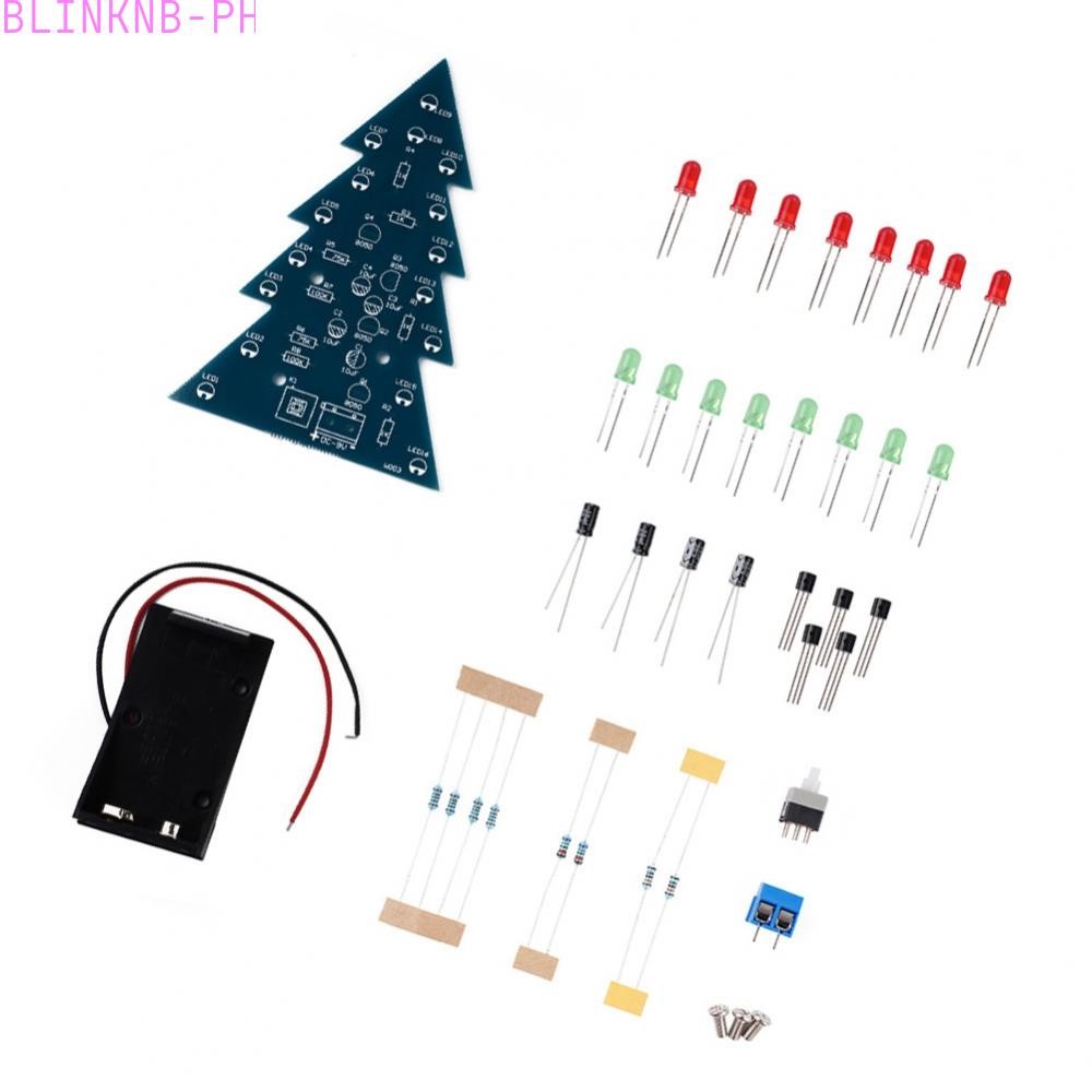 Simplified DIY Circuit Assembly Build an LED Flashing Christmas Tree ...