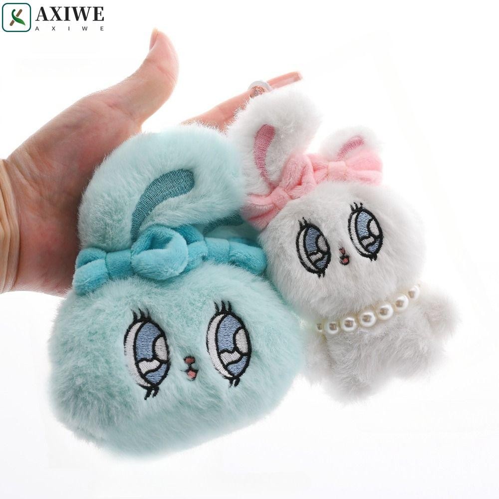 AXIWE Plush Esther Bunny Stuffed Doll, Pearl Necklace Bow Esther Bunny ...