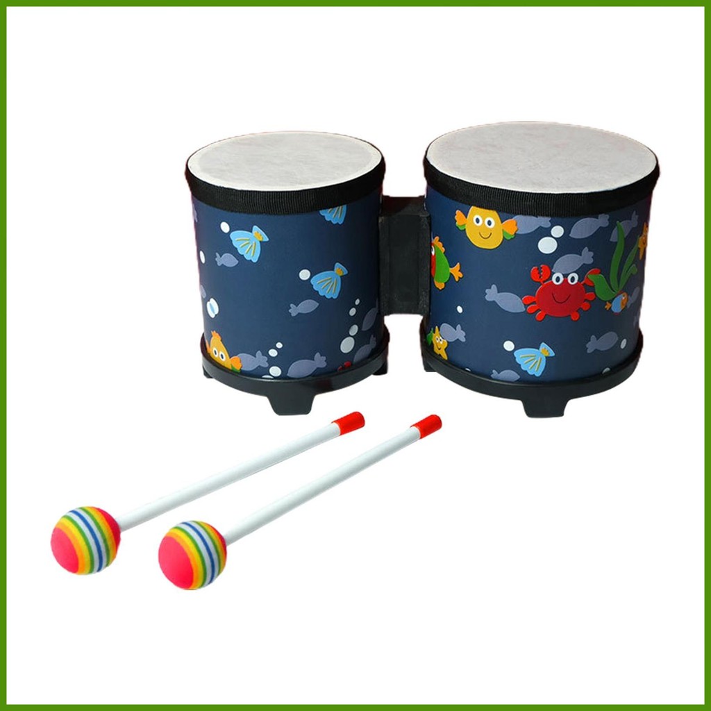 Bongo Drums for Kids Cute Hand Drum Musical Toy Kids Drum Set Hand ...
