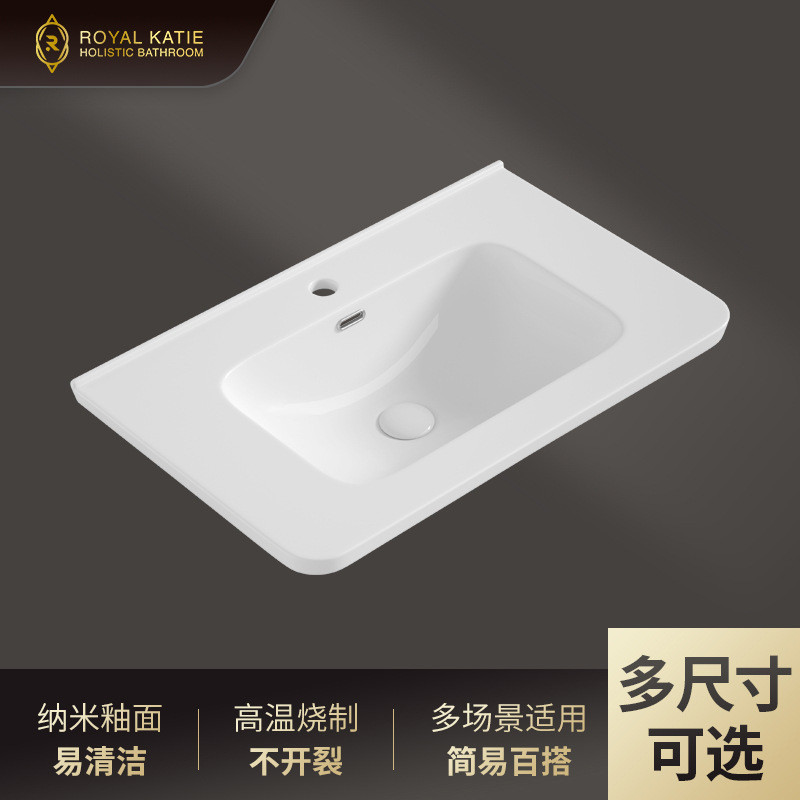 Round Corner Table Ceramic Mid-Side Basin Table Whole Washbin Bathroom ...