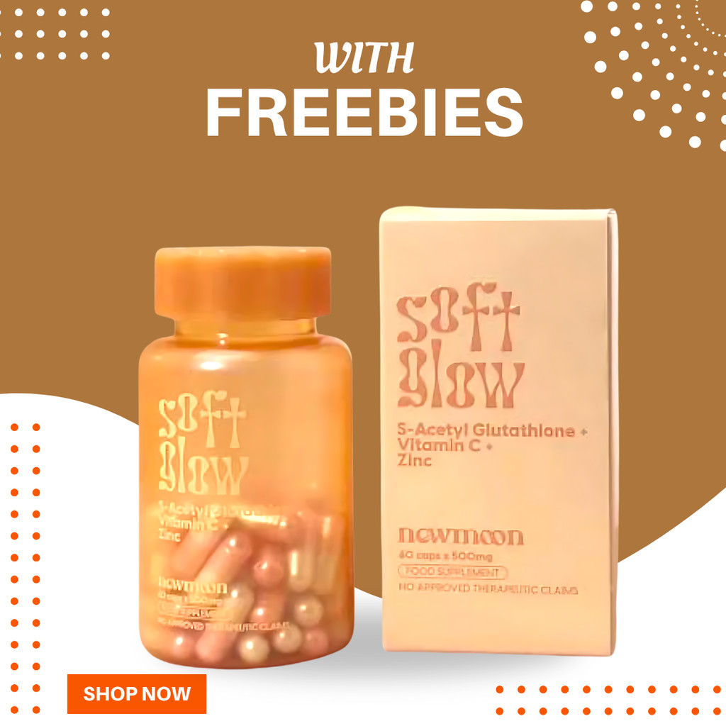 NEW MOON S-Acetyl Glutathione, Collagen & Vitamin Glowing Beauty ...