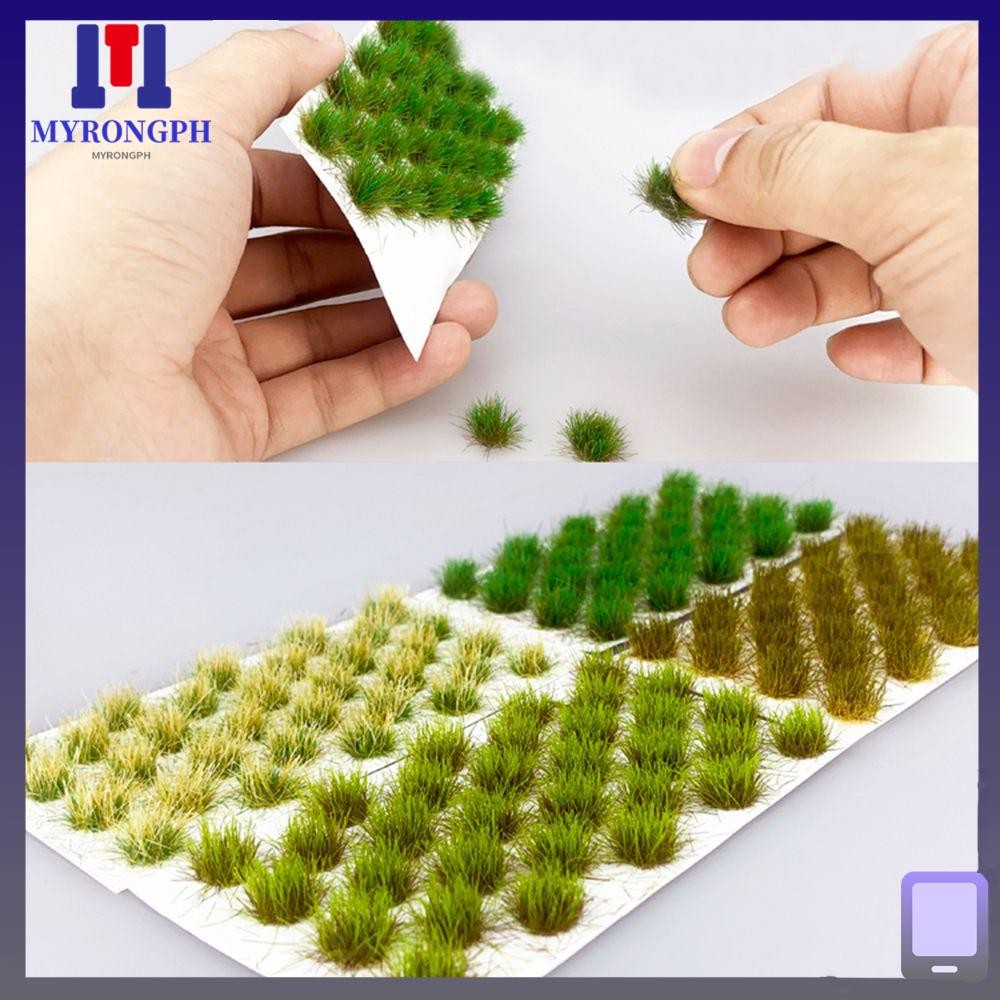 MYRONGPH Grass Tuft Miniatures Mutlicolor Simulation Turf Building ...