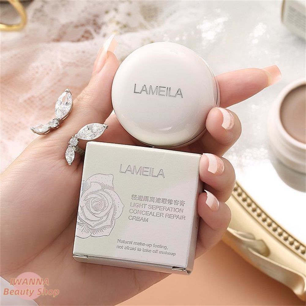 LAMEILA Clear Concealer Foundation Cream/ Soft Light Closing Powder ...