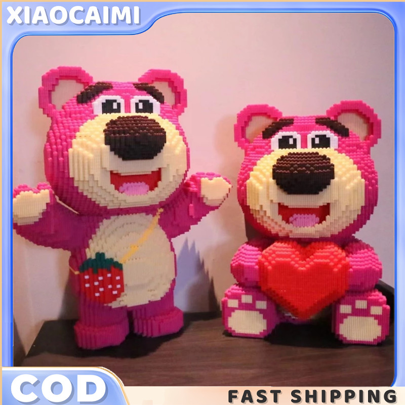 Nano Blocks BIG LOTSO BEAR SERIES 3D Model, Building Block Toys, DIY ...