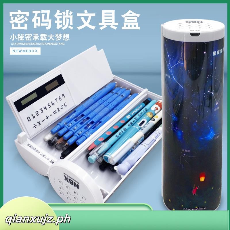 NBX Creative Whiteboard Pencil Case With Solar Calculator Magnetic ...