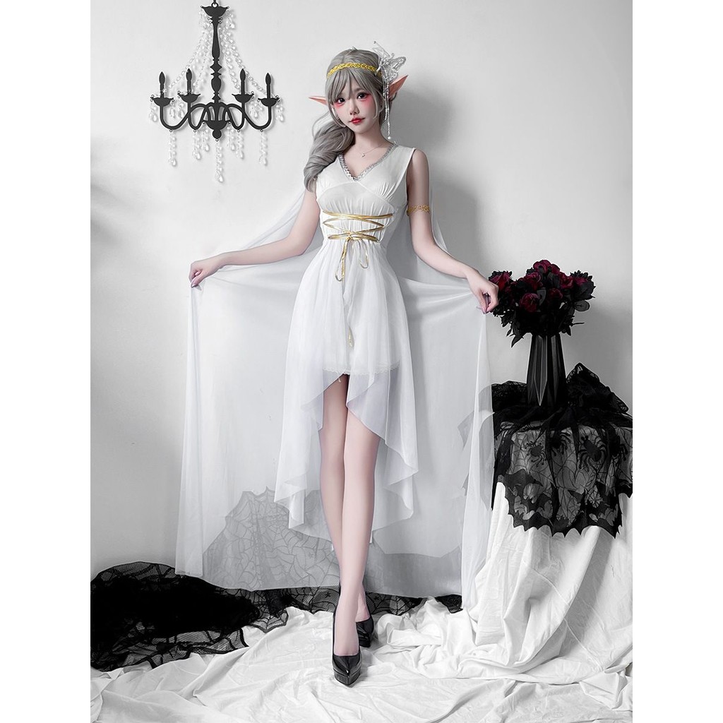 Character Parade Costume Greek Goddess Medieval Skirt Halloween Costume ...