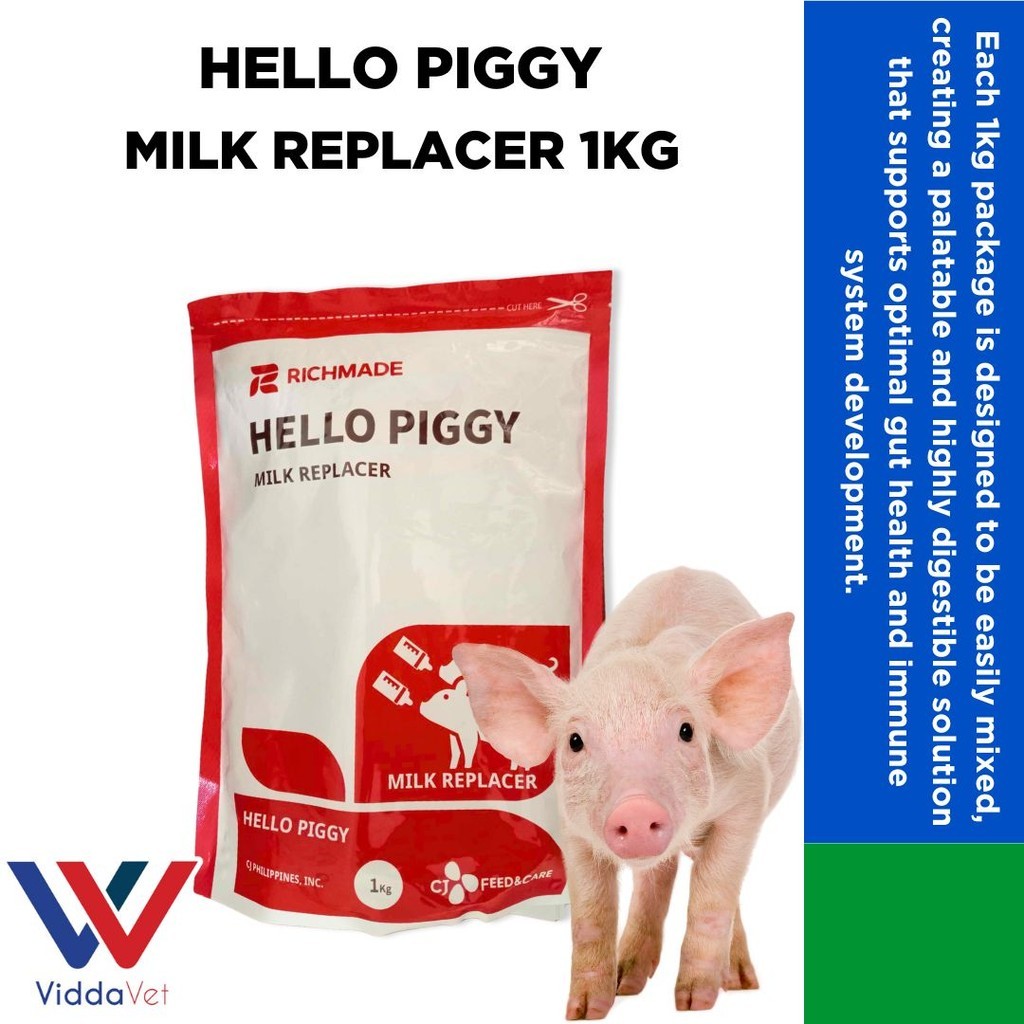 1kg Hello Piggy Milk Replacer Ideal for Newborn Piglets 1kg | Shopee ...